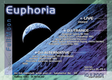 EUPHORIA (MooN´s Birthdayparty) · 10 Nov 2001 · HAMBURG (Germany ...