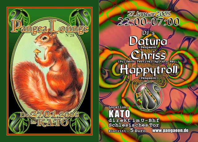 Pangea Lounge · 27 Jan 2005 · Berlin (Germany) · goabase ॐ parties and ...