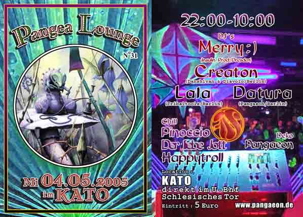 Pangea Lounge · 4 May 2005 · Berlin (Germany) · goabase ॐ parties and ...