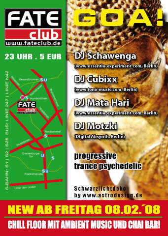GOA! · 8 Feb 2008 · Berlin (Germany) · goabase ॐ parties and people