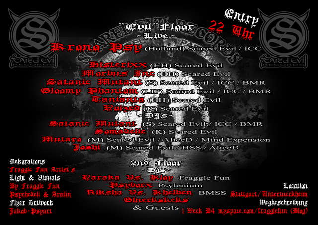 Scared Evil Records Labelparty · 23 Aug 2008 · near Stuttgart (Germany ...