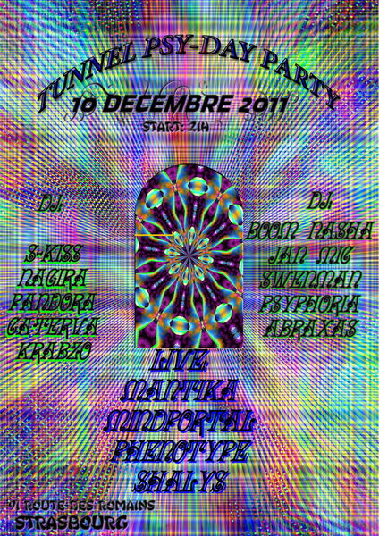 TUNNEL PSY-DAY PARTY · 10 Dec 2011 · STRASBOURG (France) · goabase ॐ ...