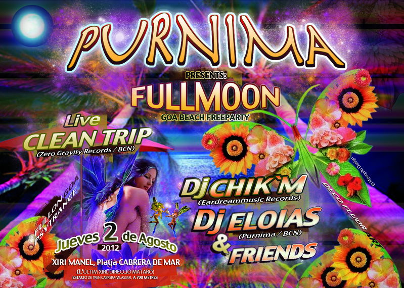 FULL MOON!! GOA BEACH FREEPARTY · 2 Aug 2012 · Cabrera de Mar ...