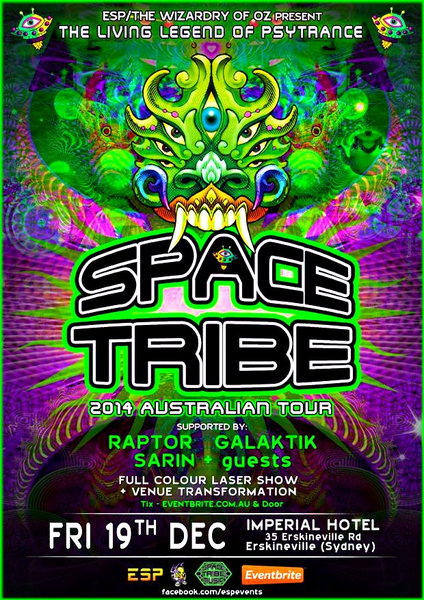SPACE TRIBE Live 2014 · 19 Dec 2014 · Sydney (Australia) · goabase ॐ ...