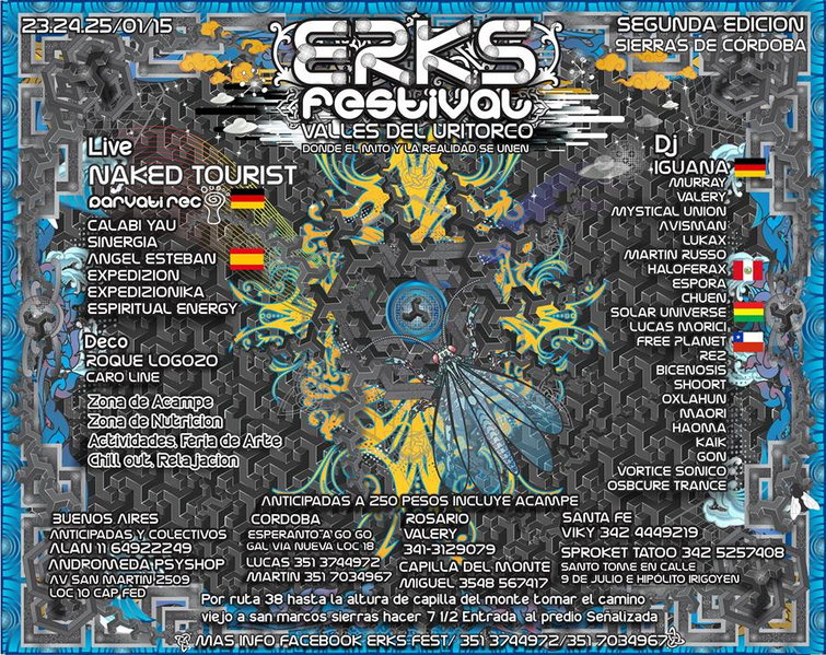 Erks Festival Argentina · 23 Jan 2015 · Capilla del Monte (Argentina ...