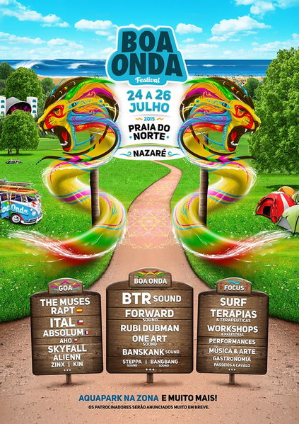 Boa Onda · 24 Jul 2015 · Nazaré (Portugal) · goabase ॐ parties and people