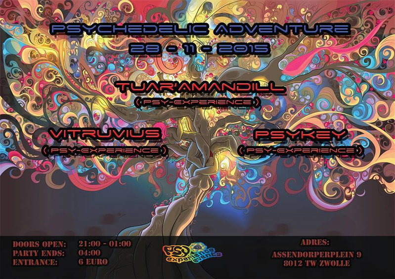 Psychedelic Adventure · 28 Nov 2015 · Zwolle (Netherlands) · goabase ॐ ...