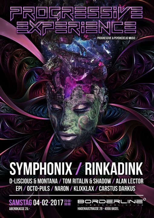 Progressive Experience with Symphonix / Rinkadink · 4 Feb 2017 · Basel (Switzerland) · goabase ॐ ...