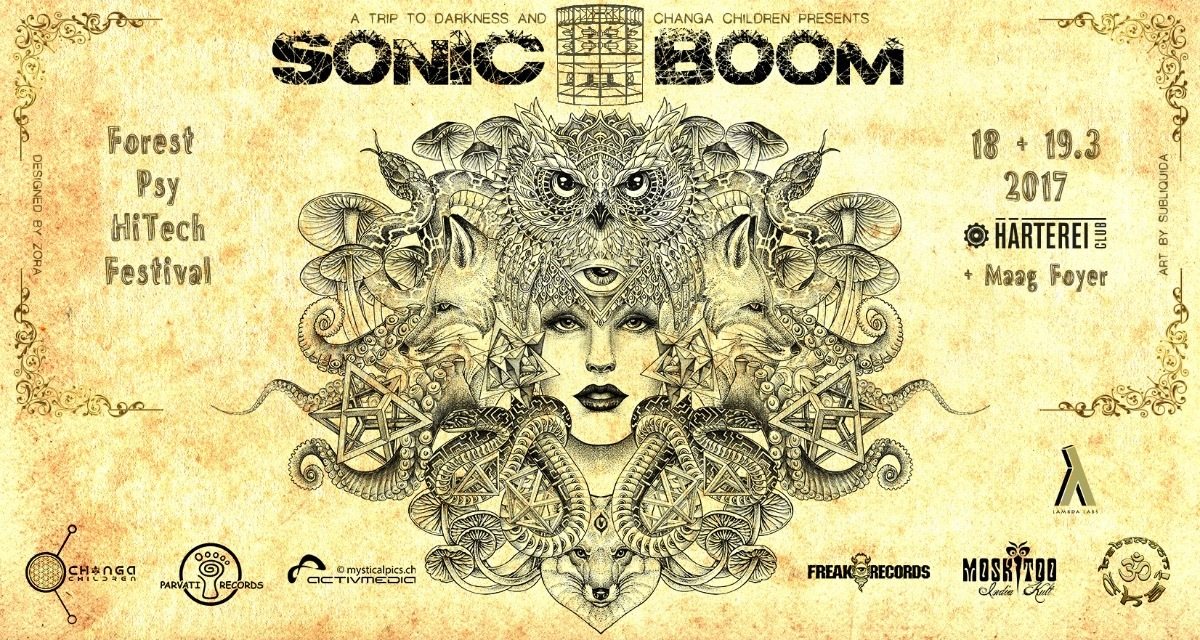 Sonic Boom! (18+) · 18 Mar 2017 · Zürich (Switzerland) · goabase ॐ ...