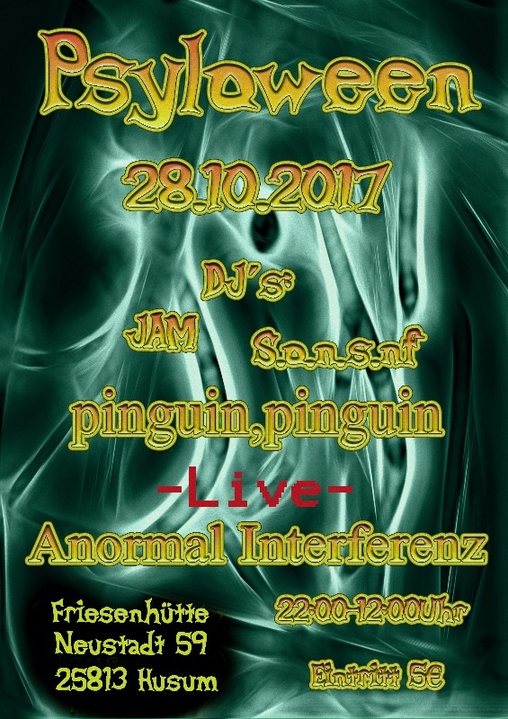 Psyloween · 28 Oct 2017 · Husum (Germany) · goabase ॐ parties and people