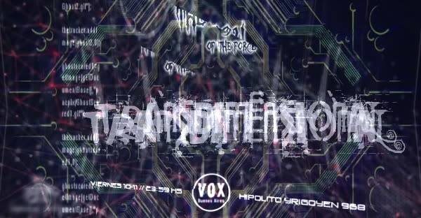 Viernes 10/11 Transdimensional Entities, Tyamat, Arwium & MoonKi · 10 ...