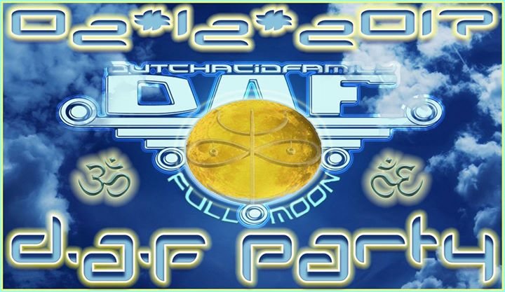 DAF Party Full Moon · 2 Dec 2017 · Amsterdam (Netherlands) · goabase ॐ ...