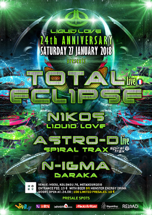 Liquid Love 24th Anniversary / Total Eclipse Live · 27 Jan 2018 ...