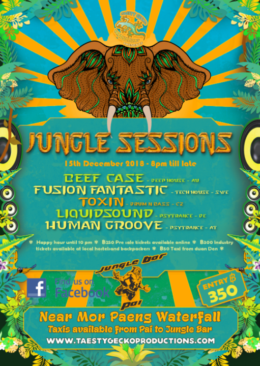 Jungle Sessions · 15 Dec 2018 · pai (Thailand) · goabase ॐ parties and ...