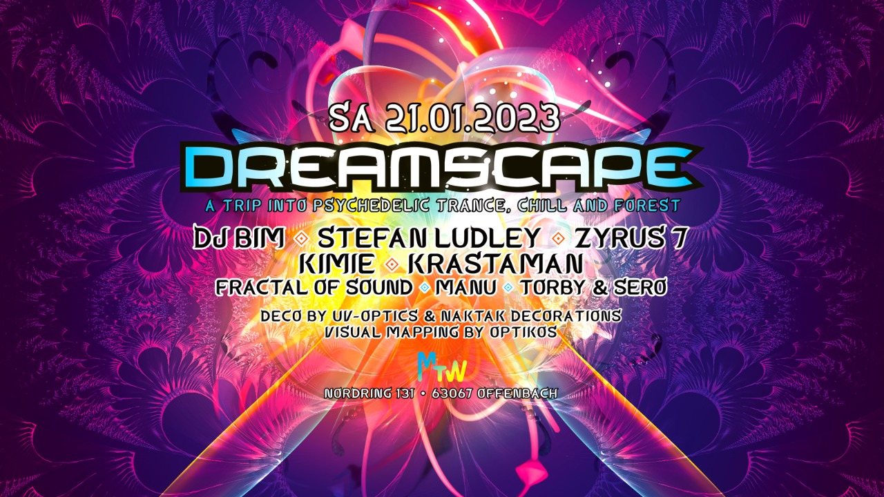 Dreamscape · 21 Jan 2023 · Offenbach am Main (Germany) · goabase ॐ ...