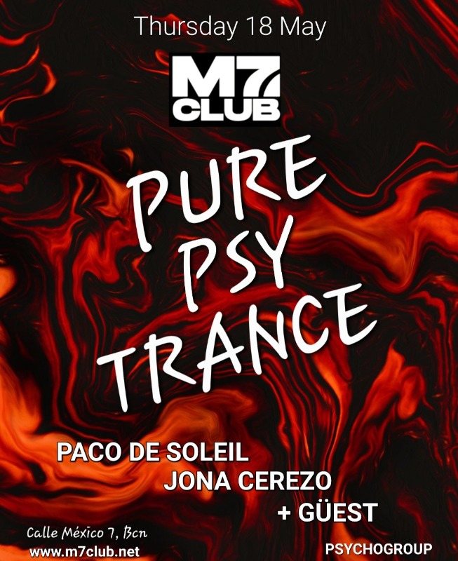 PURE PSY TRANCE! · 18 May 2023 · Barcelona (Spain) · goabase ॐ parties ...
