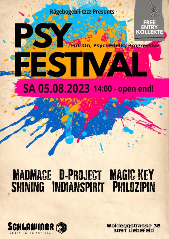 Psy Festival · 05.08.2023 · Bern (Schweiz) · goabase ॐ parties and people