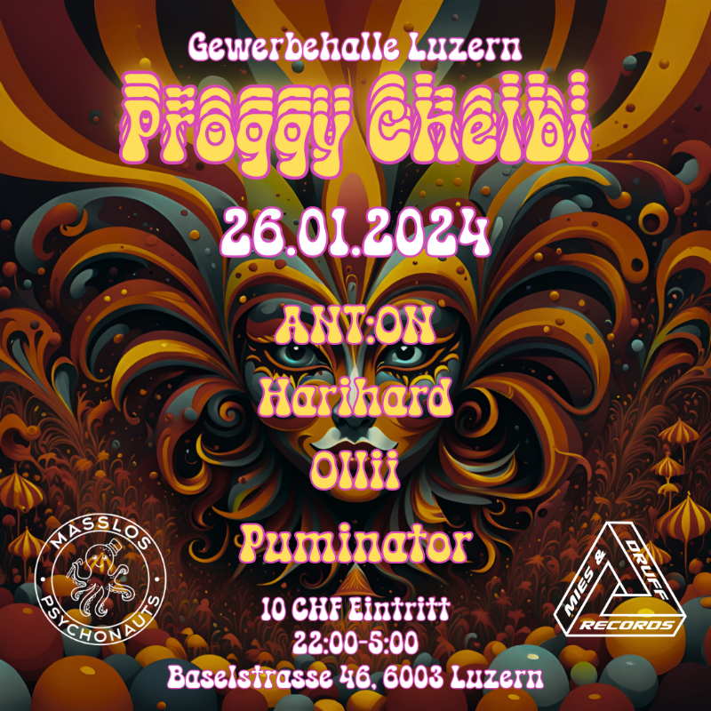 Proggy Chelbi · 26.01.2024 · Luzern (Schweiz) · goabase ॐ parties and ...