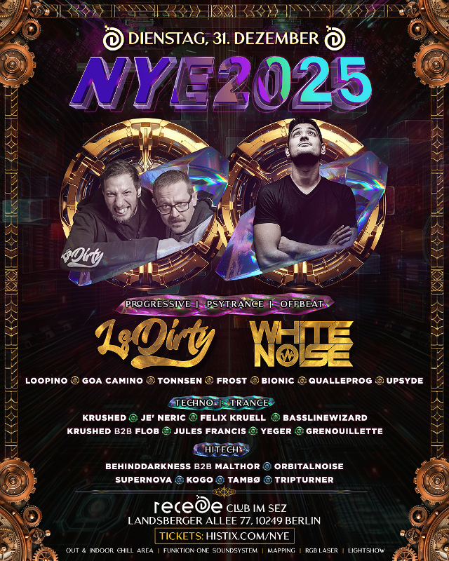 Who is coming? · New YEARS RAVE 2025 - 3 Floors · 31 Dec 2024 · Berlin ...