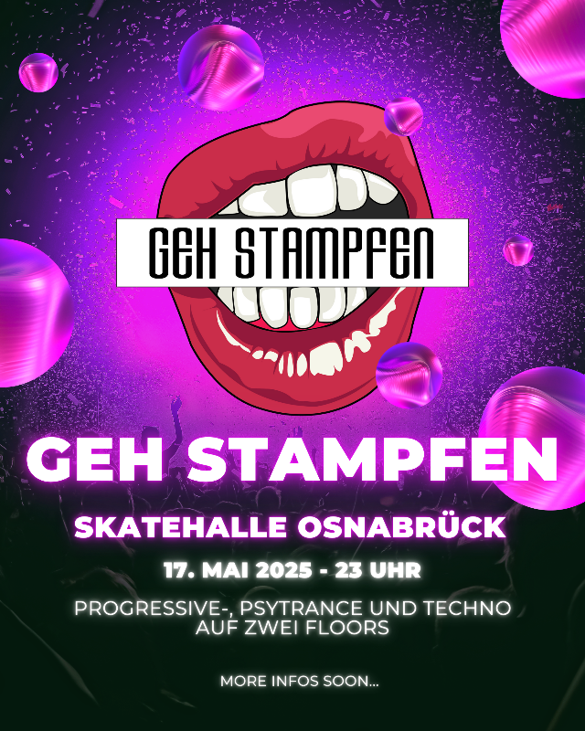Geh Stampfen! | Skatehalle Osnabrück · 17.05.2025 · Osnabrück ...
