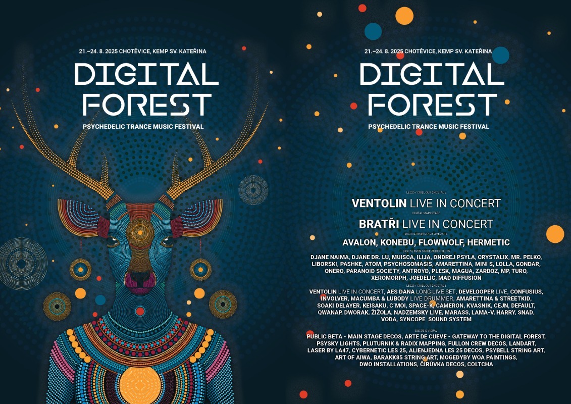 DIGITAL FOREST FESTIVAL 2025 · 21 Aug 2025 · Chotěvice (Czech Republic ...