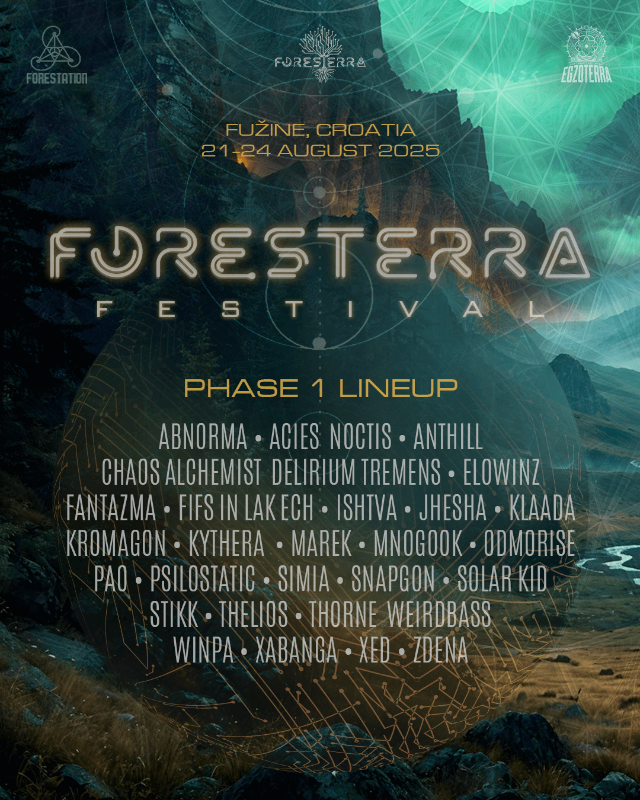 Forestera Festival · 21 Aug 2025 · Fužine (Croatia) · goabase ॐ parties ...