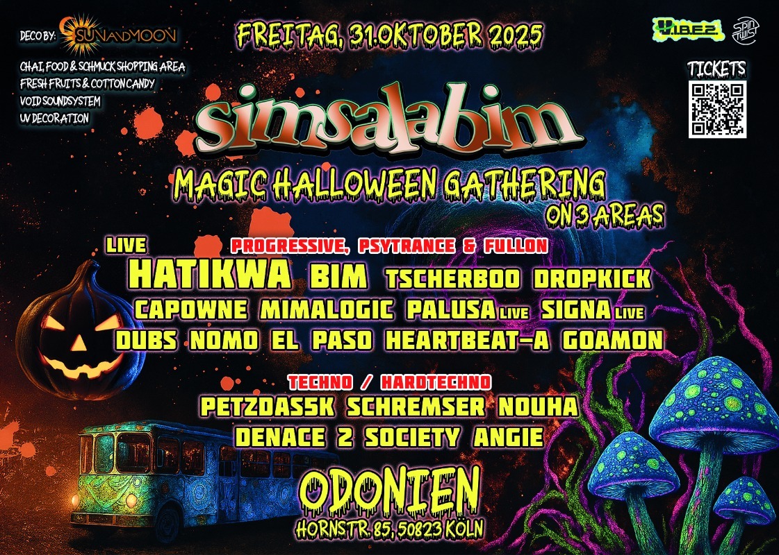 SIMSALABIM / MAGIC HALLOWEEN GATHERING / 19 YEARS ANNIVERSARY · 31.10. ...