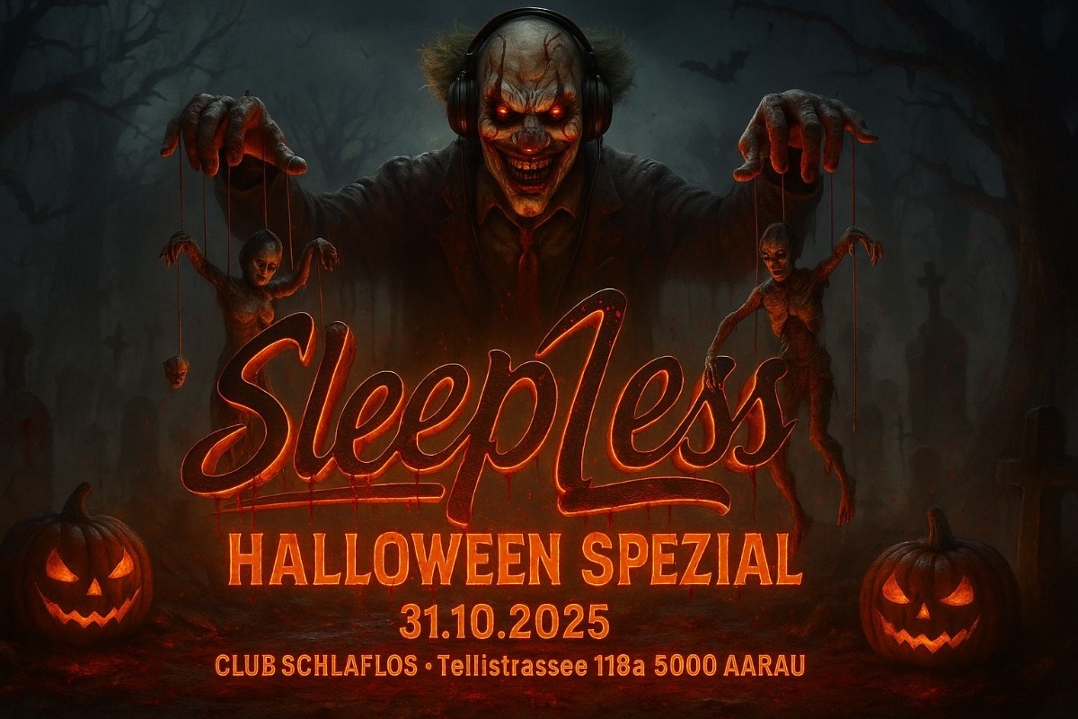 🎃Sleepless 🎃w// TALPA🇸🇰 🎃Halloween Special🎃 🎃🎃 · 31 oct 2025 · Aarau ...