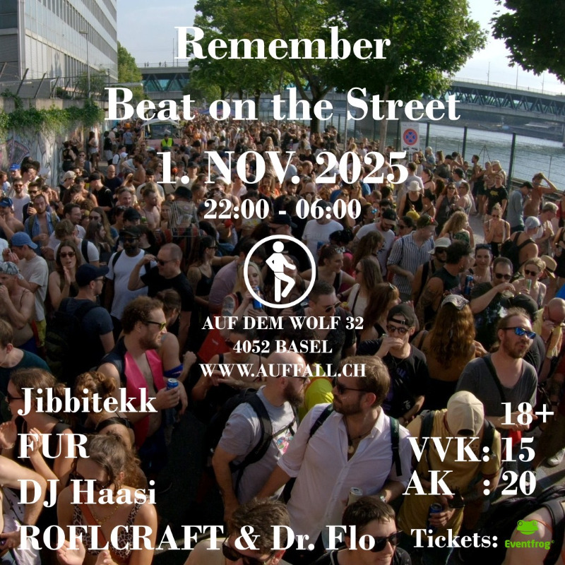 Remember Beat on the Street with Verein AufFall · 01.11.2025 · Basel ...